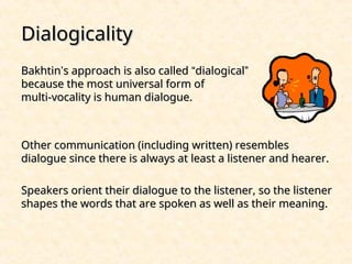 Bakhtin-1 (1) on language development and discourse in english language ...