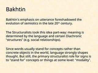 Bakhtin-1 (1) on language development and discourse in english language ...