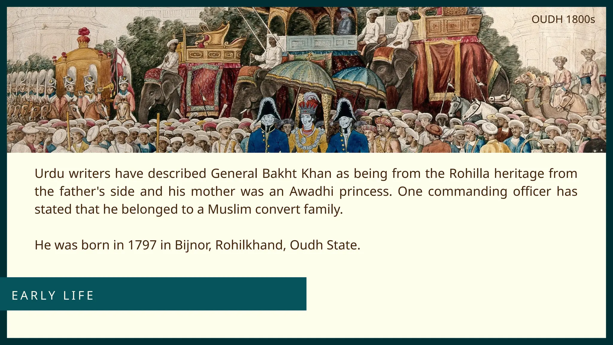 Bakht Khan - One of India's Freedom Fighter | PPTX