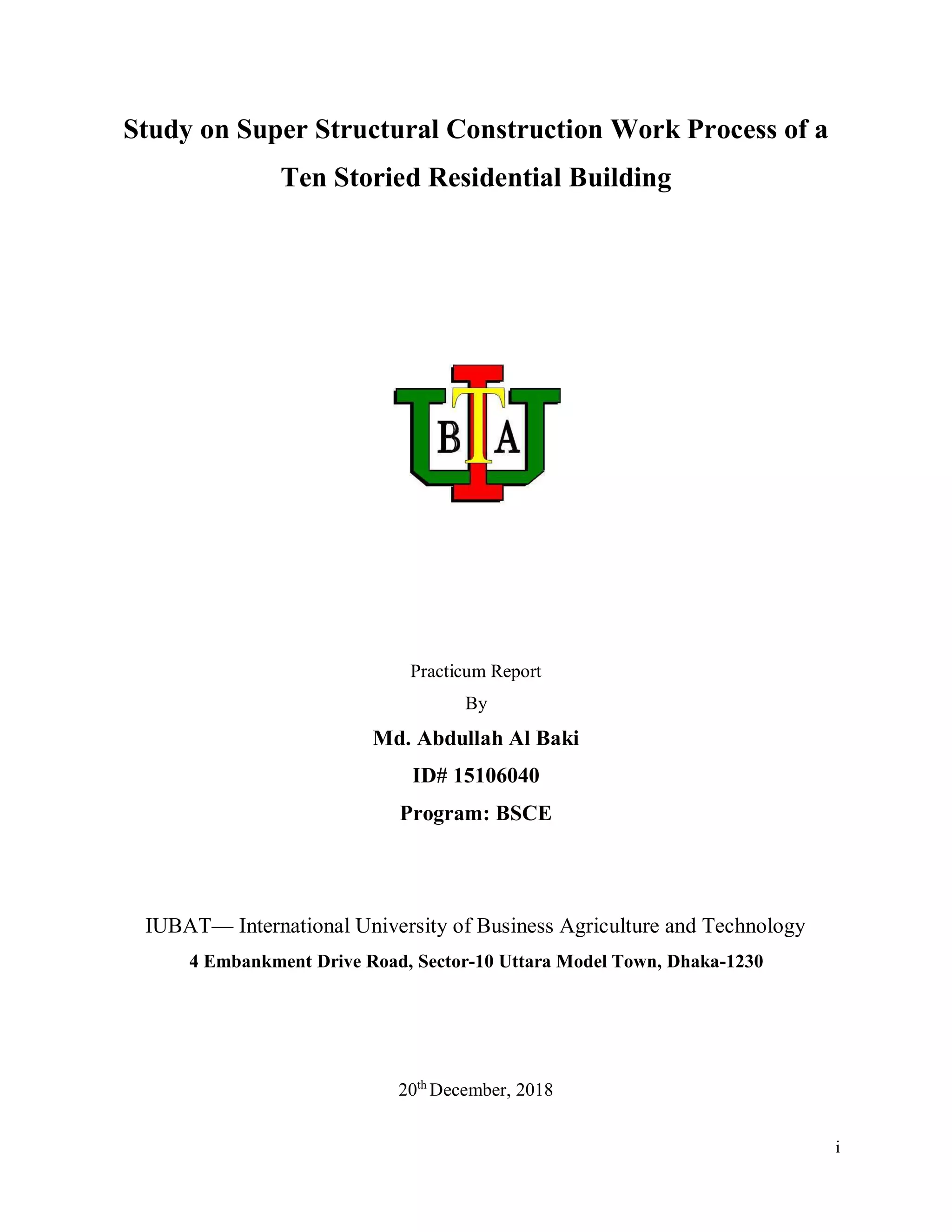Civil Engineering Practicum Report | PDF