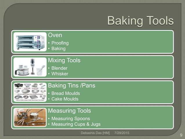 Basic Baking | PPTX | Desserts and Baking | Food & Drink