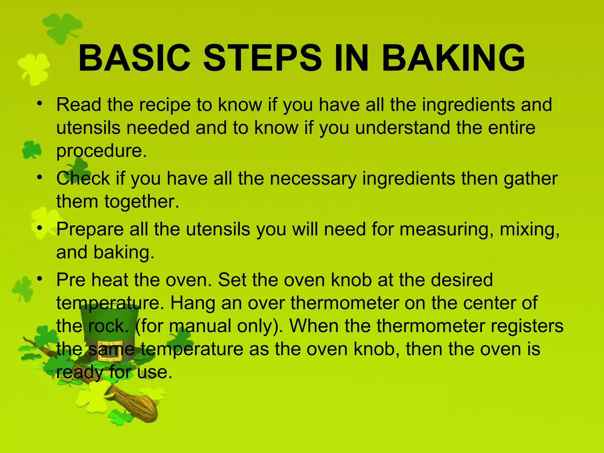 Baking | PPT