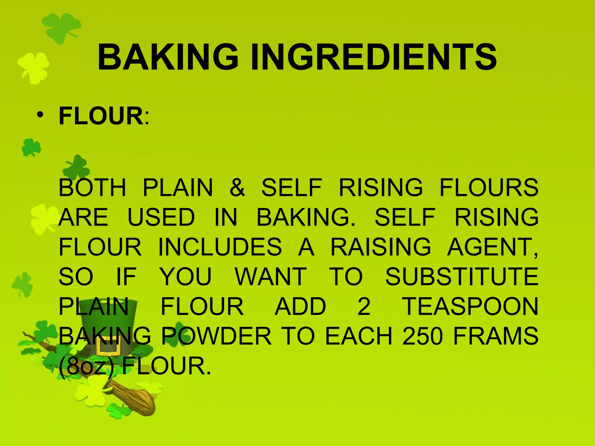 Baking | PPT