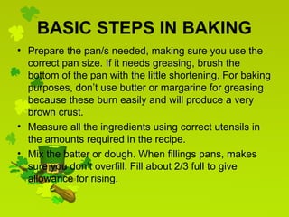 Baking | PPT