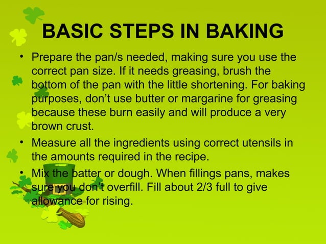 Baking | PPT | Cooking | Food & Drink