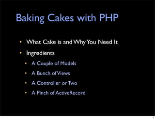 Baking Cakes With Php | PDF