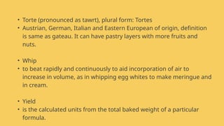 Baking-I.pptx BREAD AND PASTRY PRODUCTION 2 | PPTX