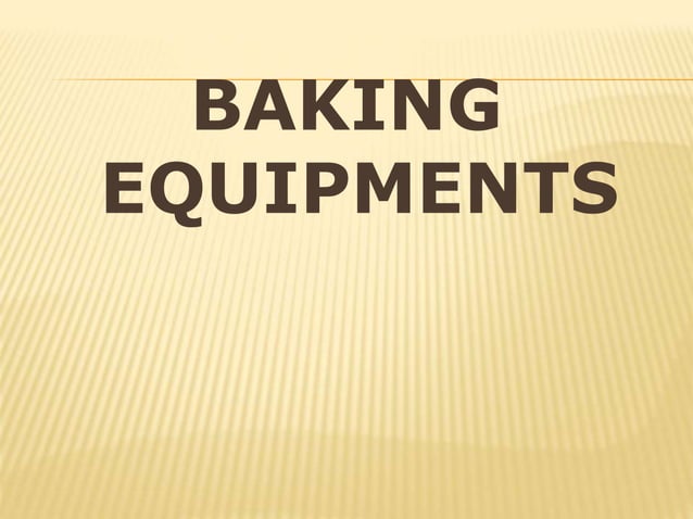 Baking tools and equipment-powerpoint.pptx | Desserts and Baking | Food ...