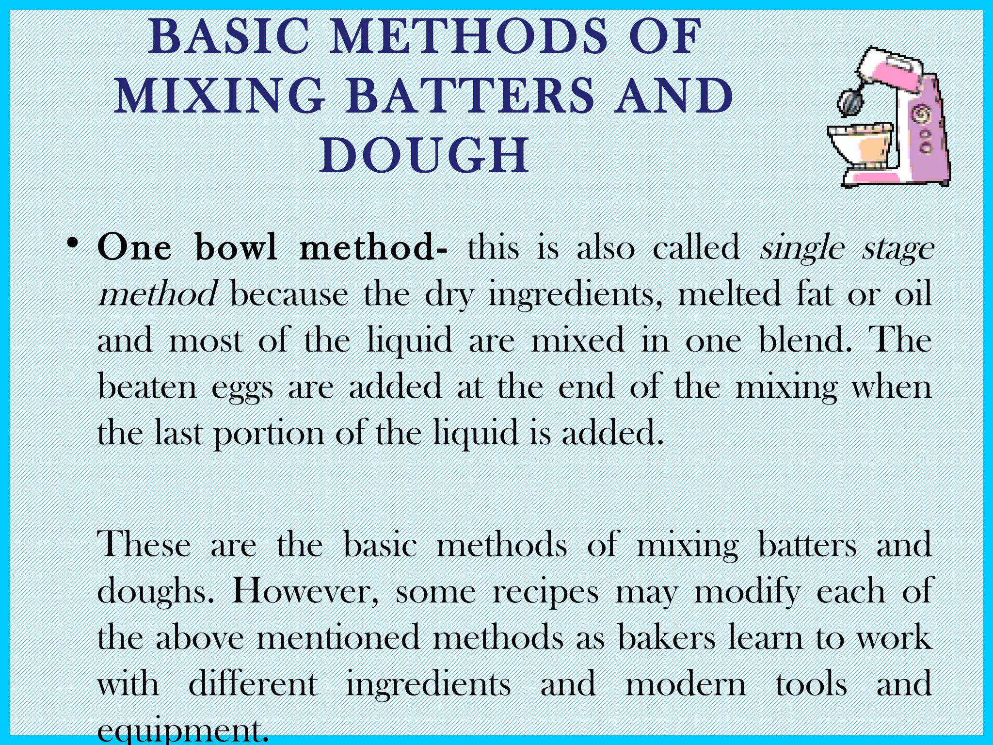 Baking flour mixture | PPT
