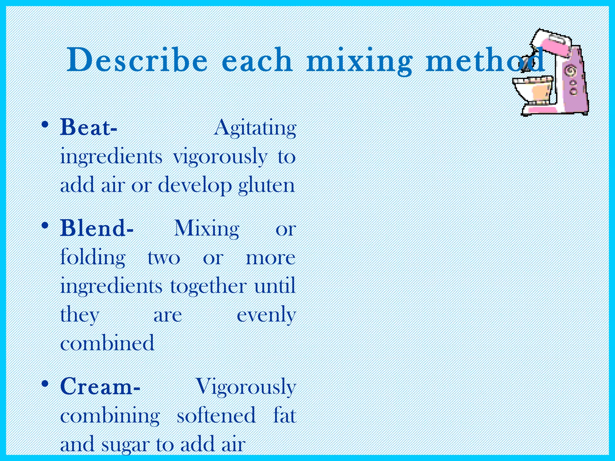 Baking flour mixture | PPT
