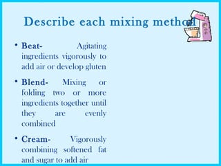 Baking flour mixture | PPT