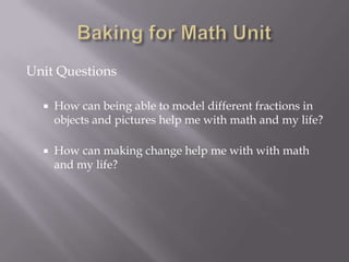 Baking for Math | PPTX