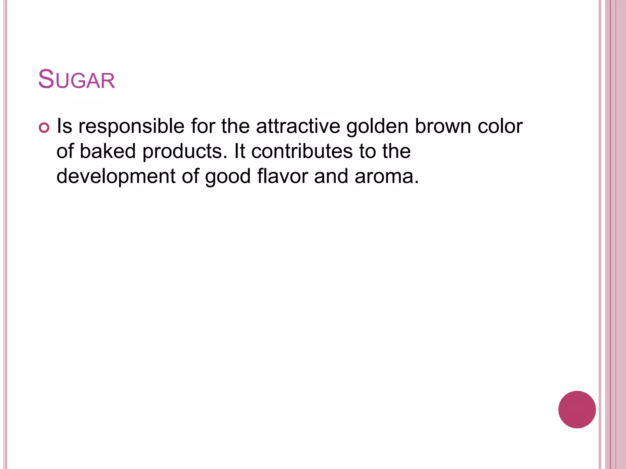 Basic Baking Ingredients and Their Functions | PPTX