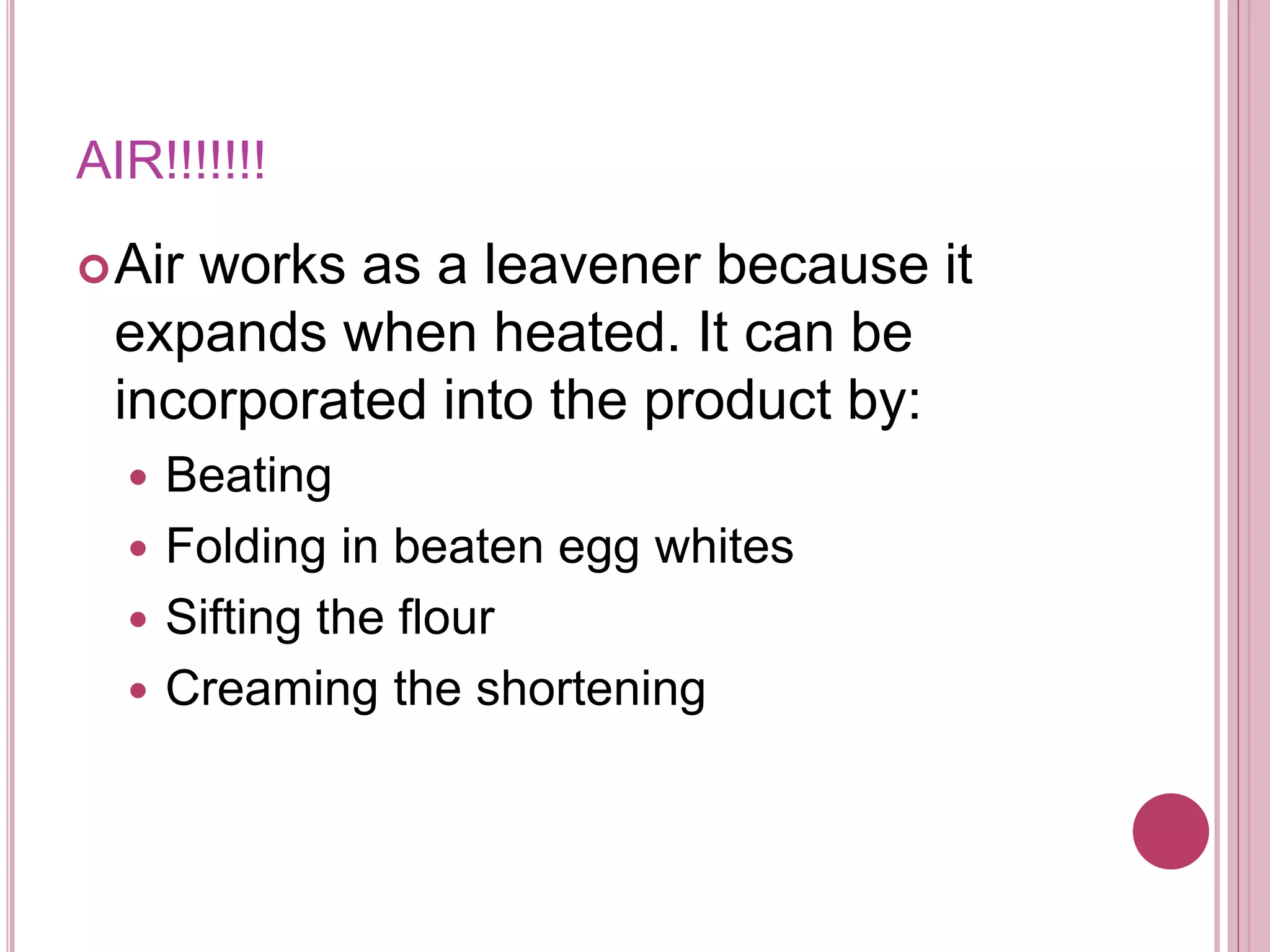 Basic Baking Ingredients and Their Functions | PPTX