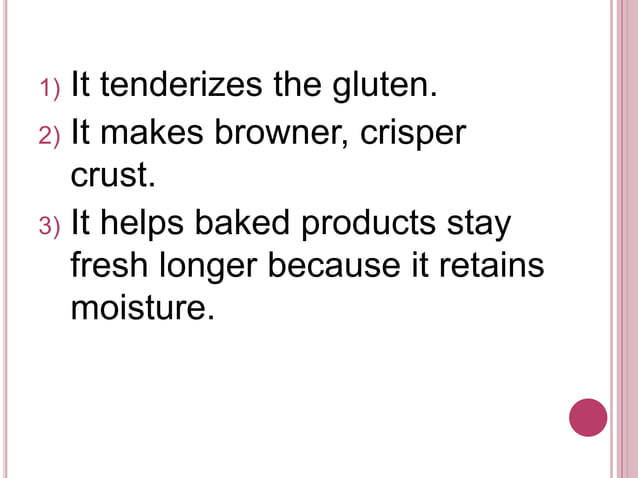 Basic Baking Ingredients and Their Functions | PPTX