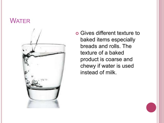 Basic Baking Ingredients and Their Functions | PPTX