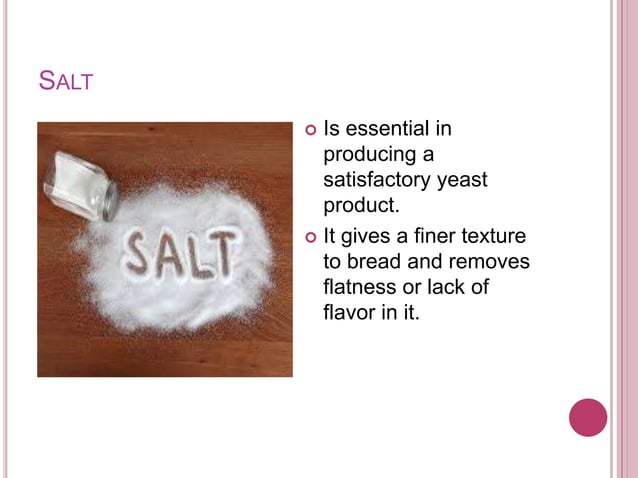 Basic Baking Ingredients and Their Functions | PPTX