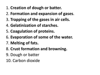 the process of baking... | PPTX