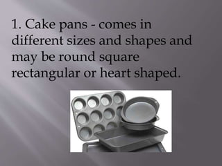 Baking Utensils And Their Uses