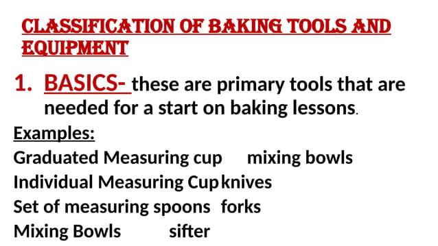 Baking Tools and Equipment and their uses.pptx