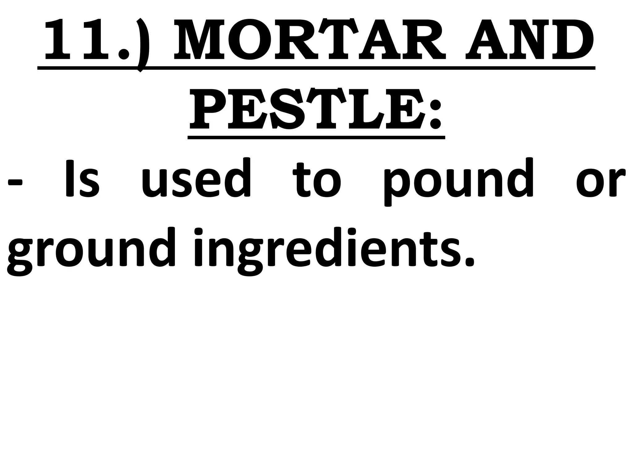 Bread and Pastry Production (Baking Tools and Equipment and their Uses ...