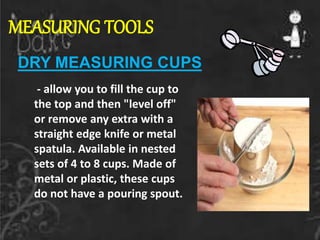 Baking tools and equipments | PPTX