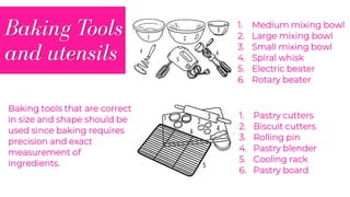 Baking tools and methods | PDF