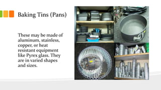 Baking Tools and Methods - Grade 8 TLE K12 | PPTX