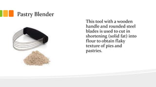 Baking Tools and Methods - Grade 8 TLE K12 | PPTX