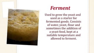 Baking terms | PPTX