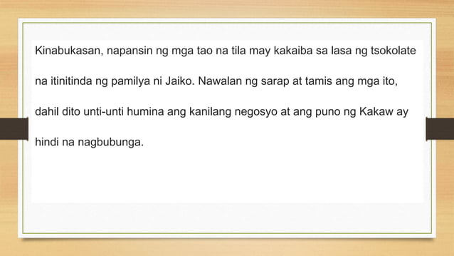 Bakit matamis ang tsokolate | PPT