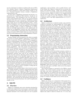 SQL CUDA | PDF