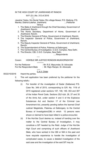 Bakoria fake encounter hc judgement | PDF