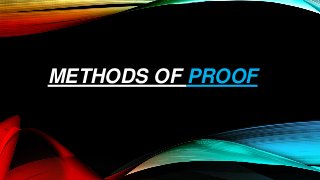 Direct proof full explanation | PPT