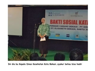 BAKSOS KATARAK MANDIRI PERDAMI CABANG BEKASI | PPTX