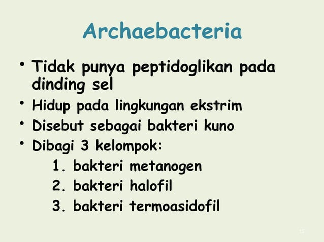 Bakteri Archaebacteria and Eubacteria.pptx | Free Download