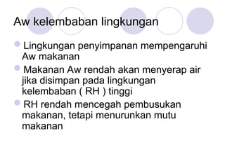 bakteri dalam makanan (Mata kuliah Ilmu Gizi) | PPT