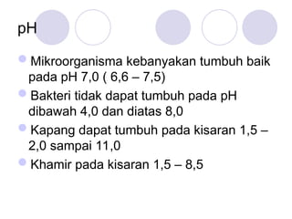 bakteri dalam makanan (Mata kuliah Ilmu Gizi) | PPT