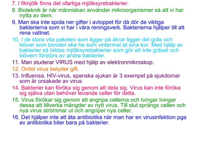 Bakterier & virus | PPT