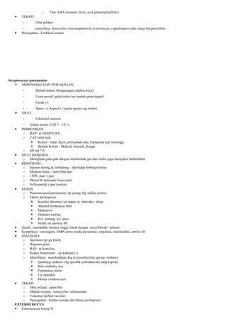 Bakteri Gram Positif (Rangkuman) | DOC