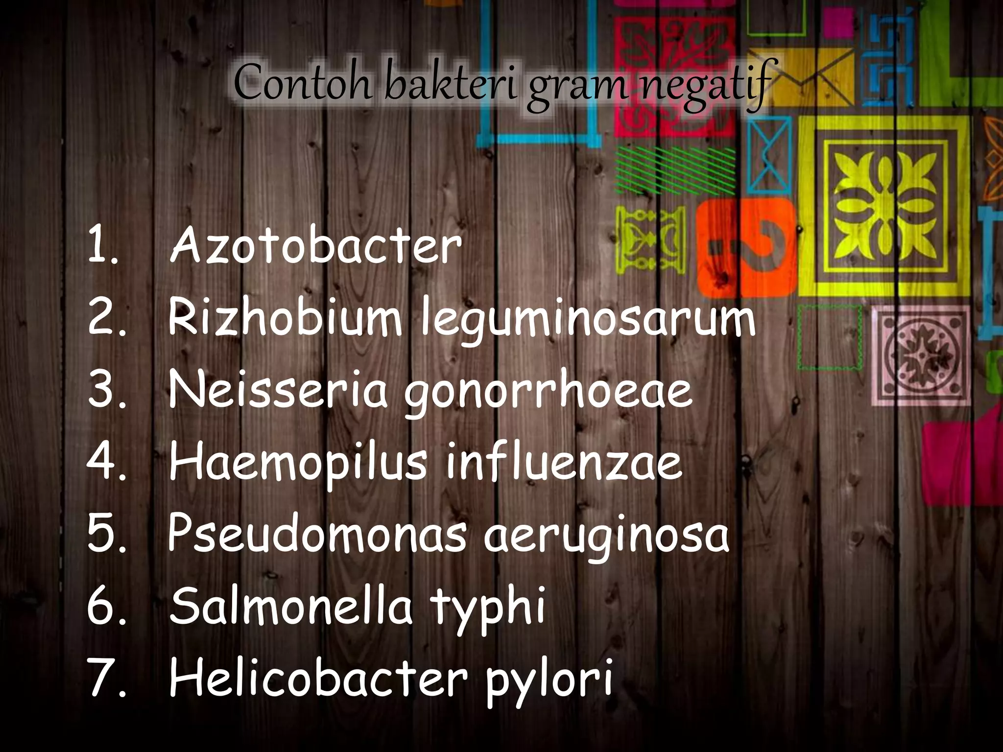 Bakteri gram positif dan negatif x mia 1 semester 1 | PPT