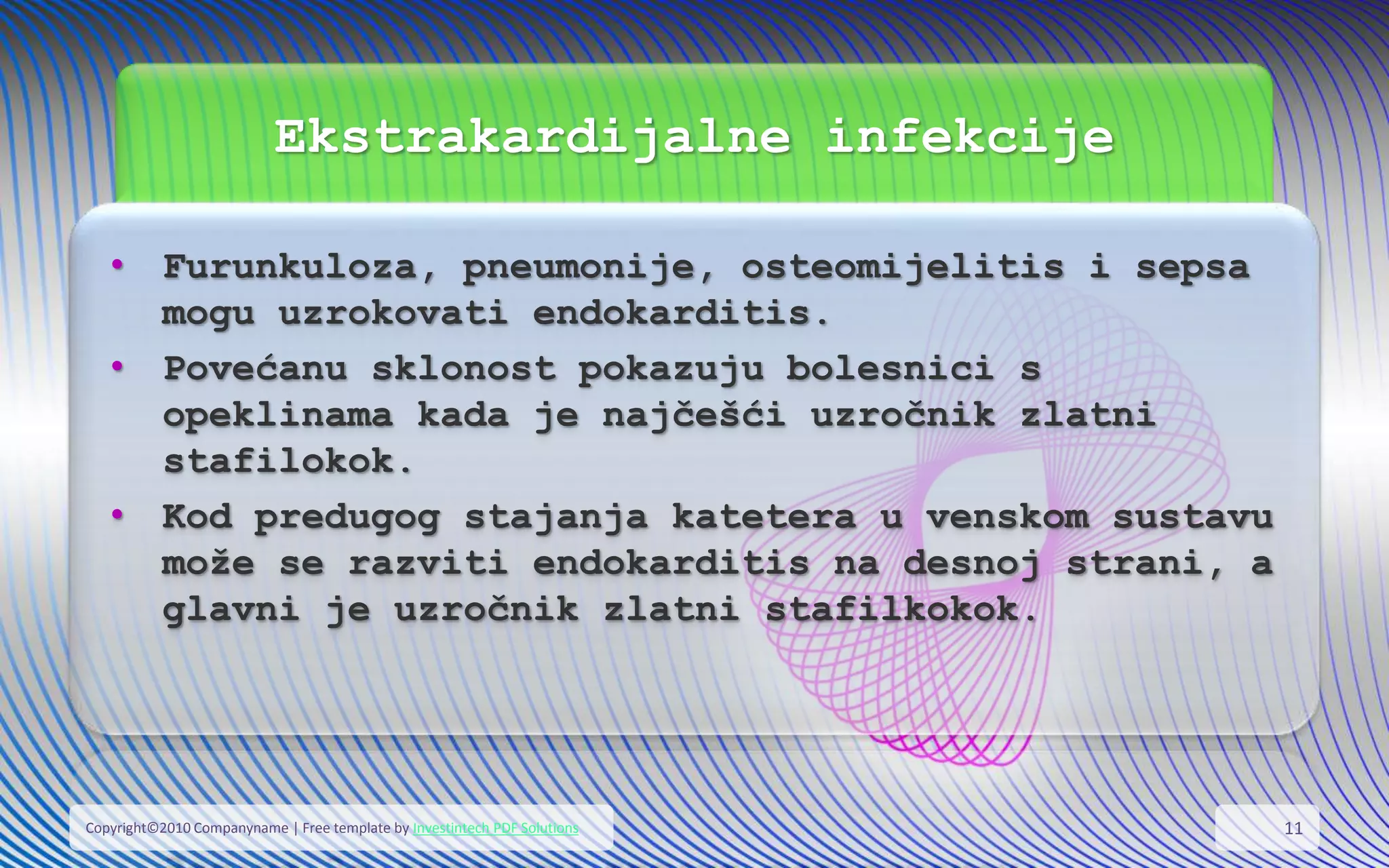 Bakterijski endokarditis | PPSX