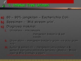 BAKTERIOLOGI & RADIOLOGI - SISTEM URINARI | PPT