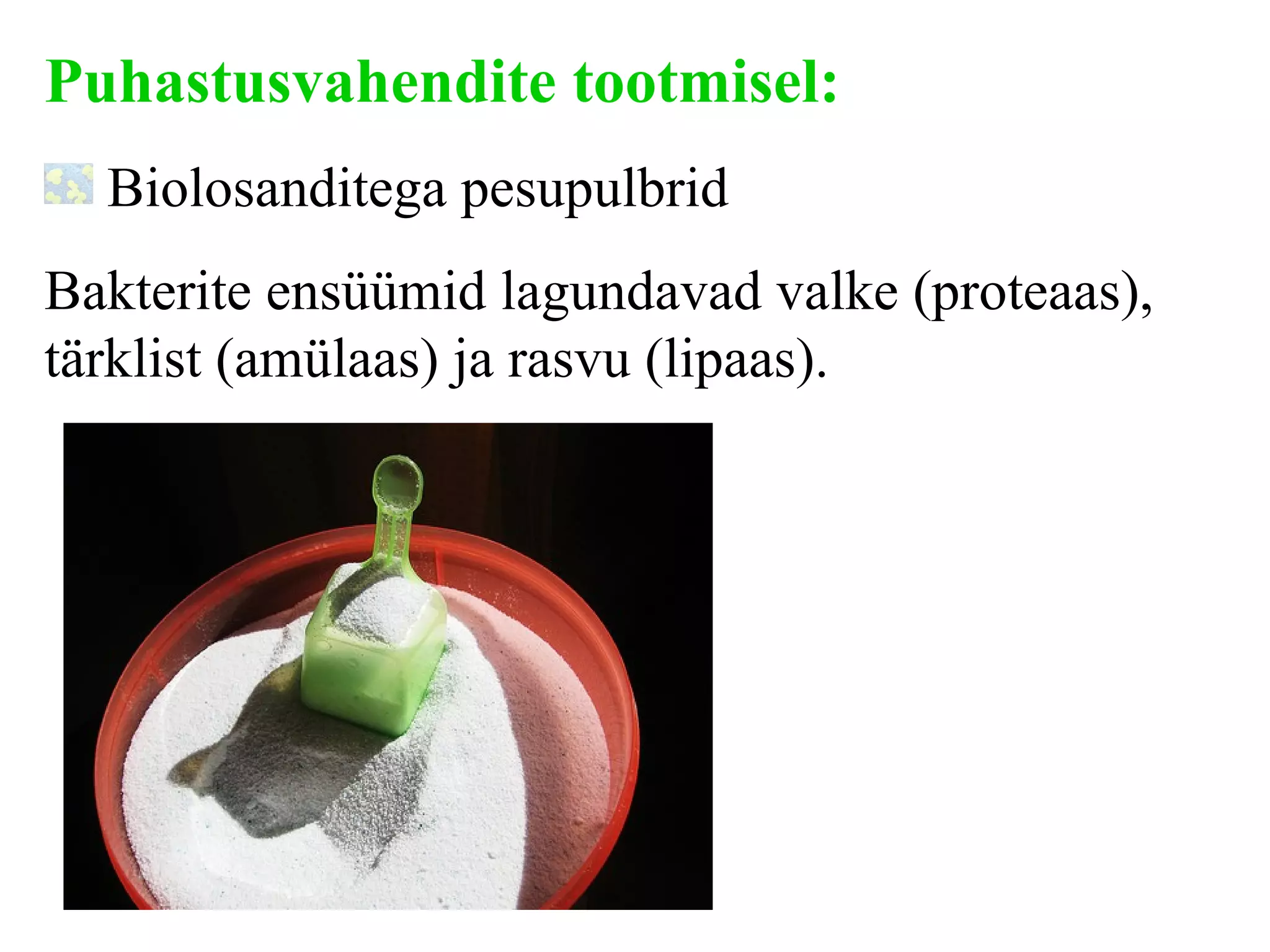 Bakterite kasutamine | PPT
