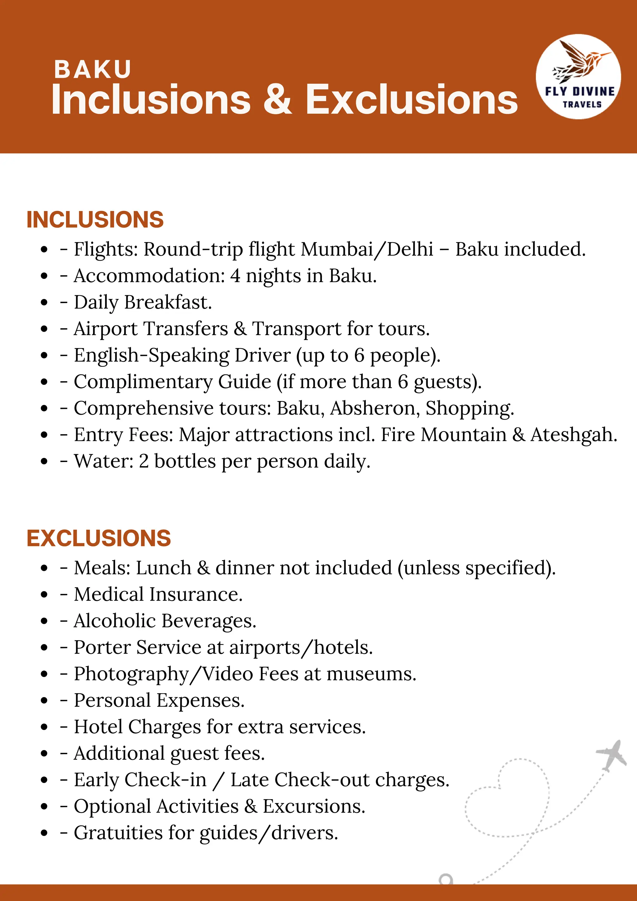 Baku Group Tour Package-all details covered | PDF