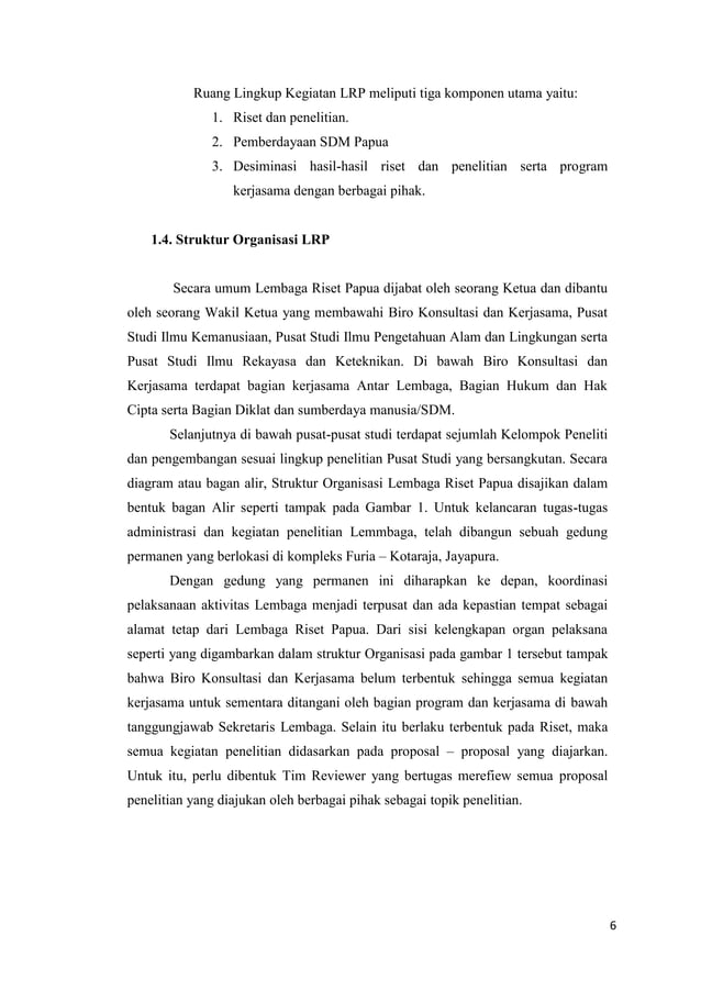 Baku laporan kegiatan operasional lrp 2012. | PDF