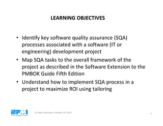 THE NEW IEEE STANDARD FOR SOFTWARE QUALITY ASSURANCE PROCESSES – AN ...