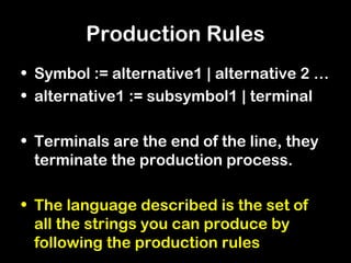 Bakus naur form | PPT