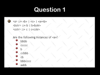 Bakus naur form | PPT