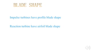 Impulse and turbine | PPTX